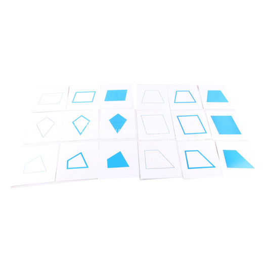 Cards For Geometric Cabinet | Adena | Montessori Materials